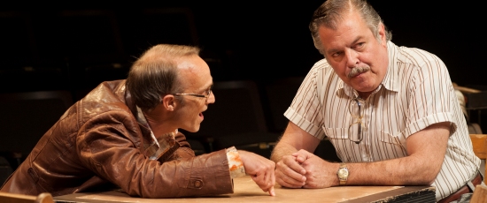 Teach (James Ridge) and Donny (Brian Mani) in ‘American Buffalo’ by ...